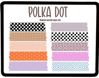 Polka Dot Washi - Etsy
