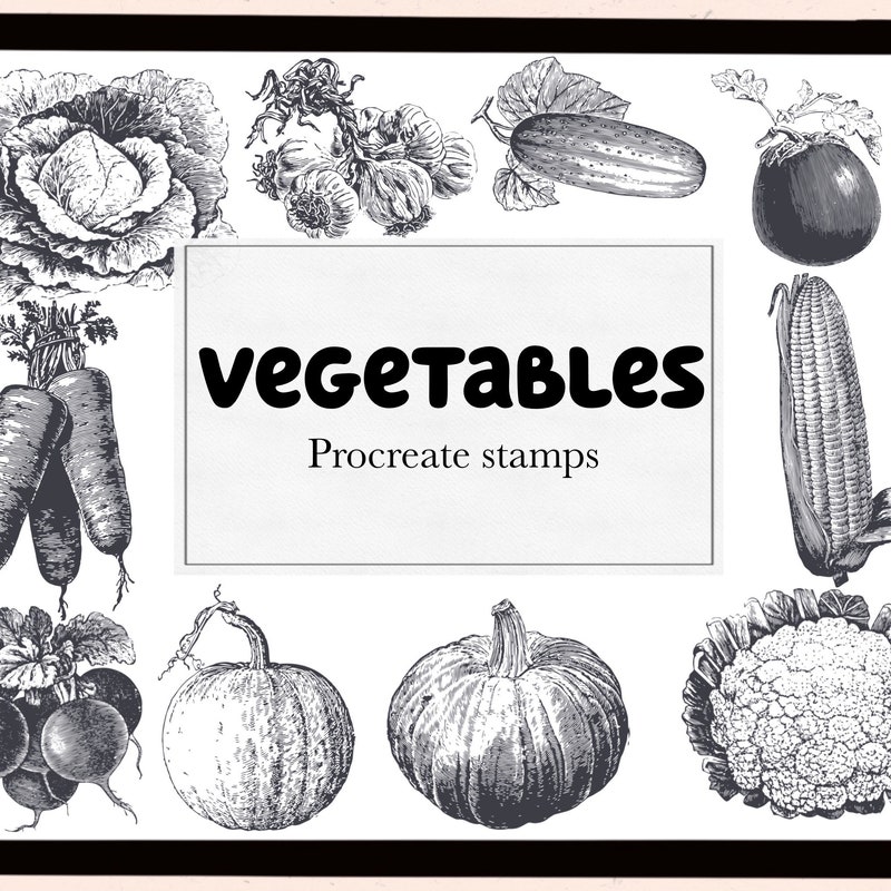 Vegetable Stamp - Etsy