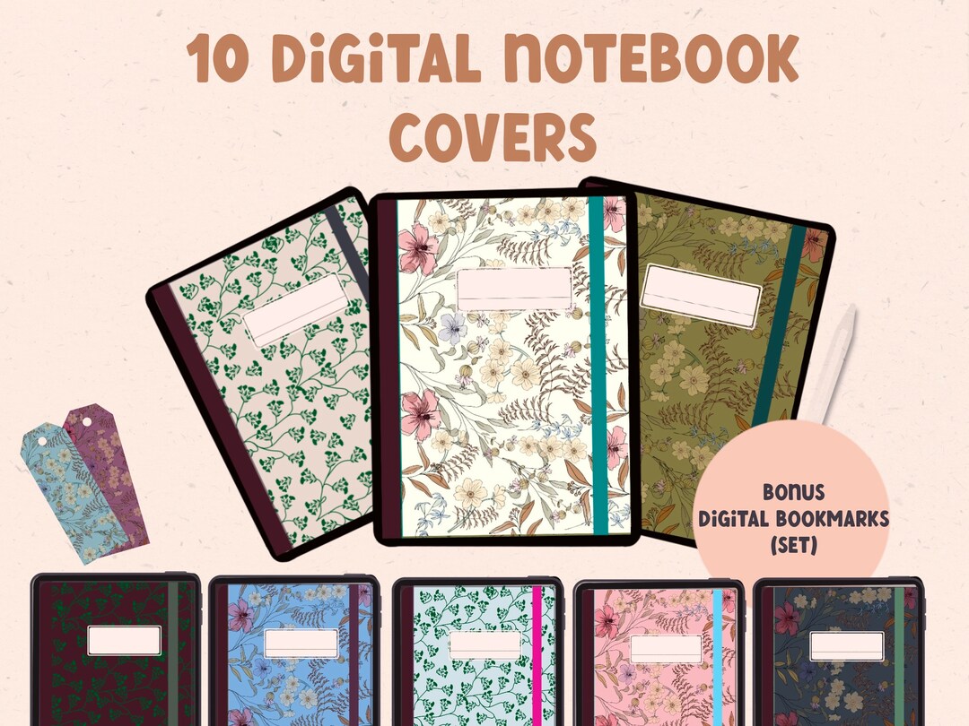 Boho Digital Notebook Covers| Goodnotes Digital Notebook Cover| Digital ...