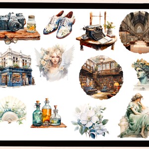 Light Academia Digital Stickers| Light Academia Goodnotes Stickers ...