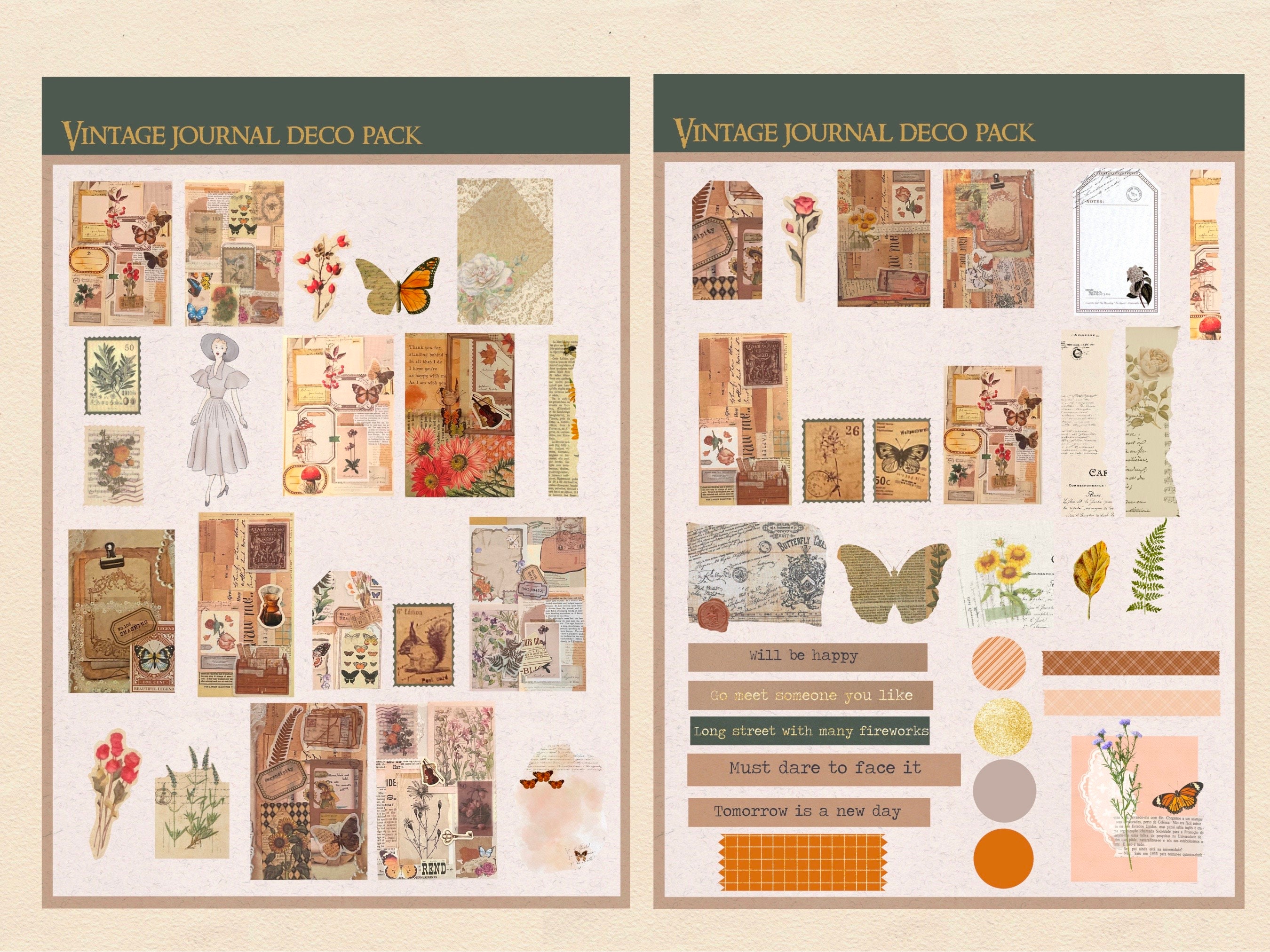 Artist Journal Digital Stickers| Vintage Digital Stickers| Goodnotes ...