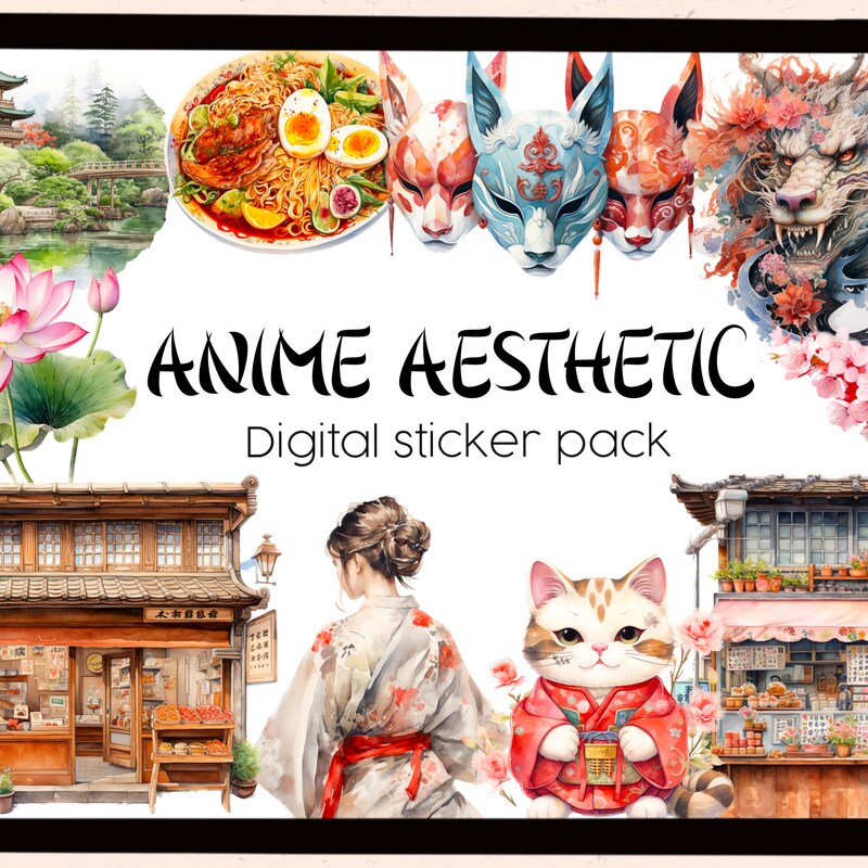 Anime Wall Stickers - Etsy