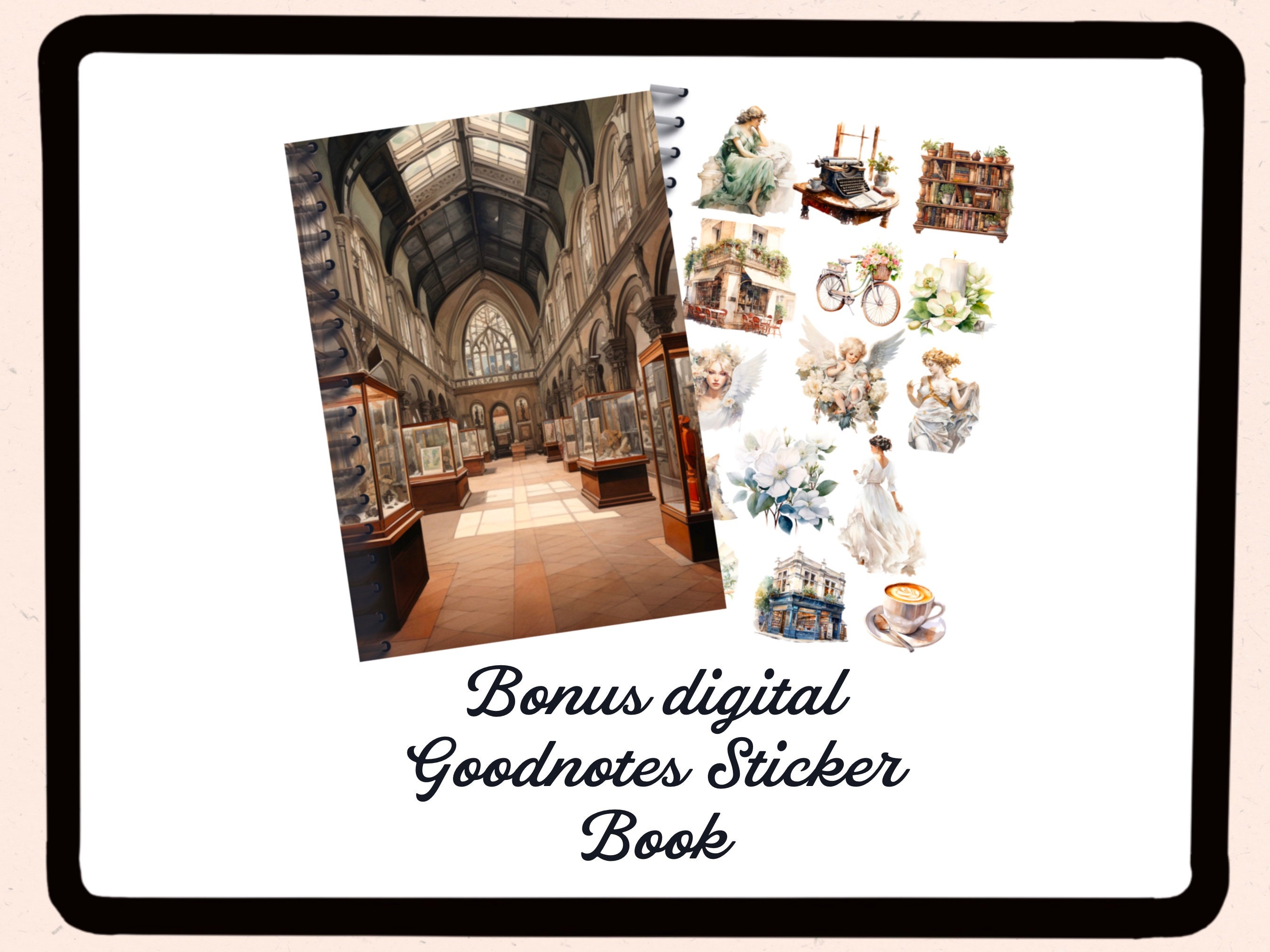 Light Academia Digital Stickers| Light Academia Goodnotes Stickers ...