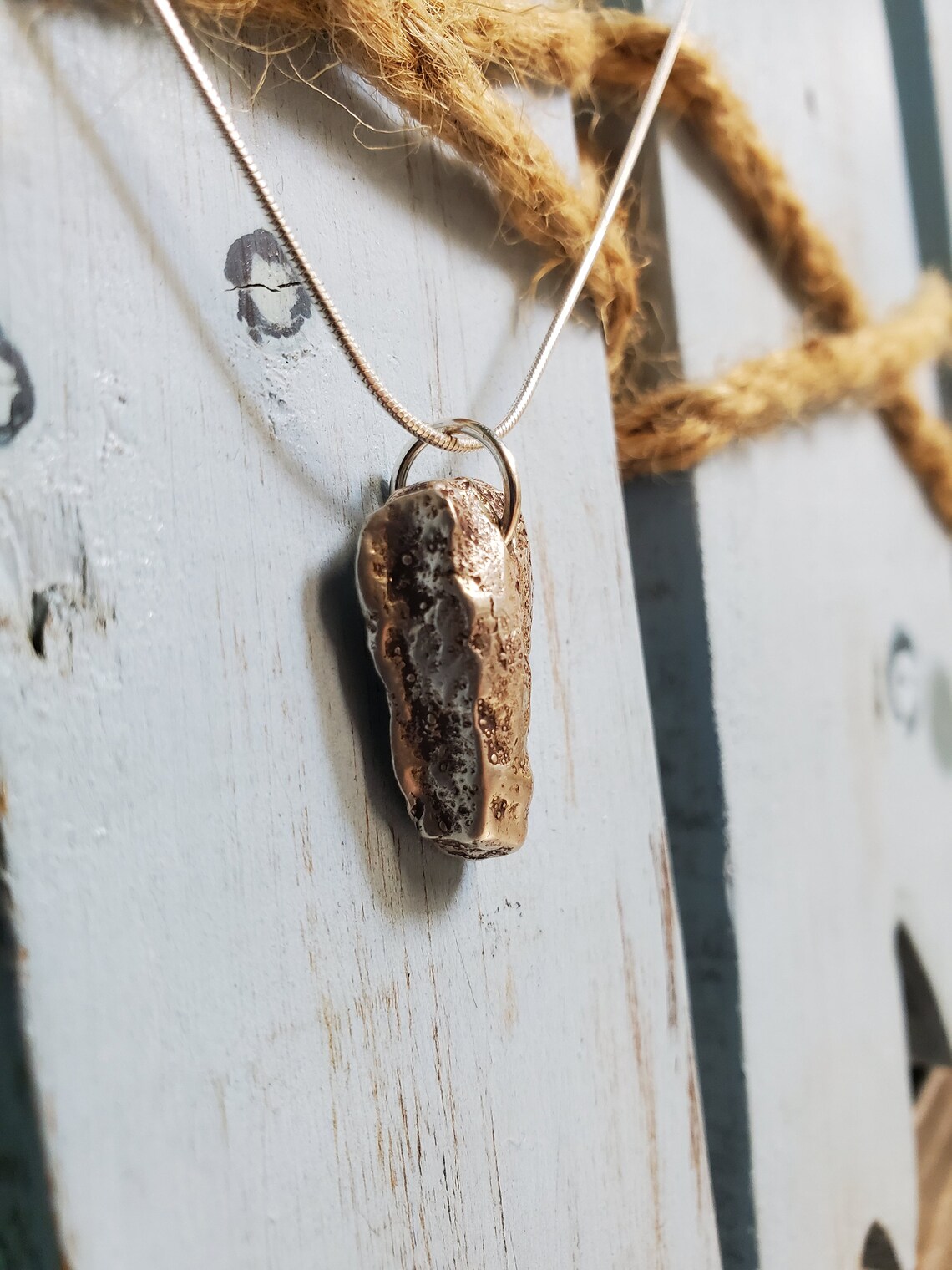 Nature Inspired Sterling Silver Necklace Reflecting the - Etsy