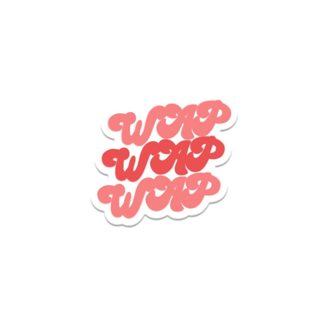 WAP Tik Tok Sticker - Etsy