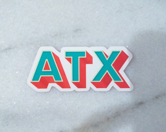 Austin Sticker | Etsy