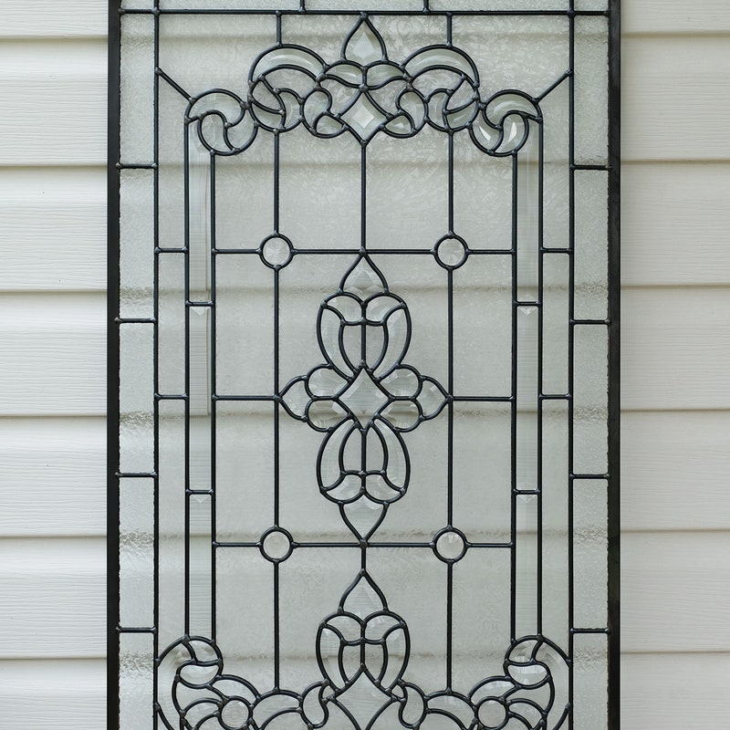 Clear Glass Leaded Glass - Etsy
