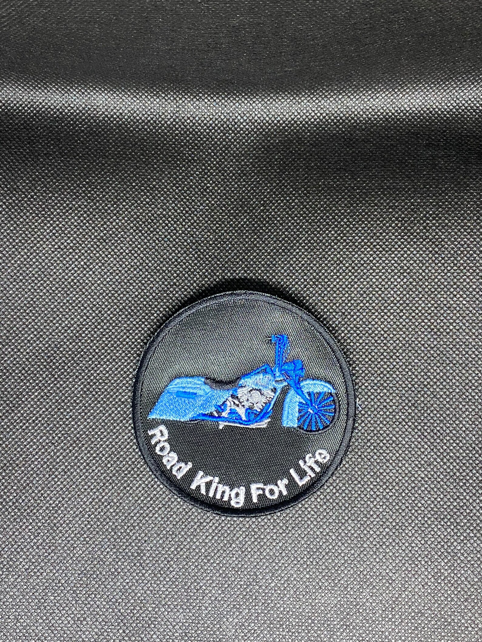 Road King, EMBROIDED PATCH, MOTORCYCLE Patch, Circle Patch, Road King ...