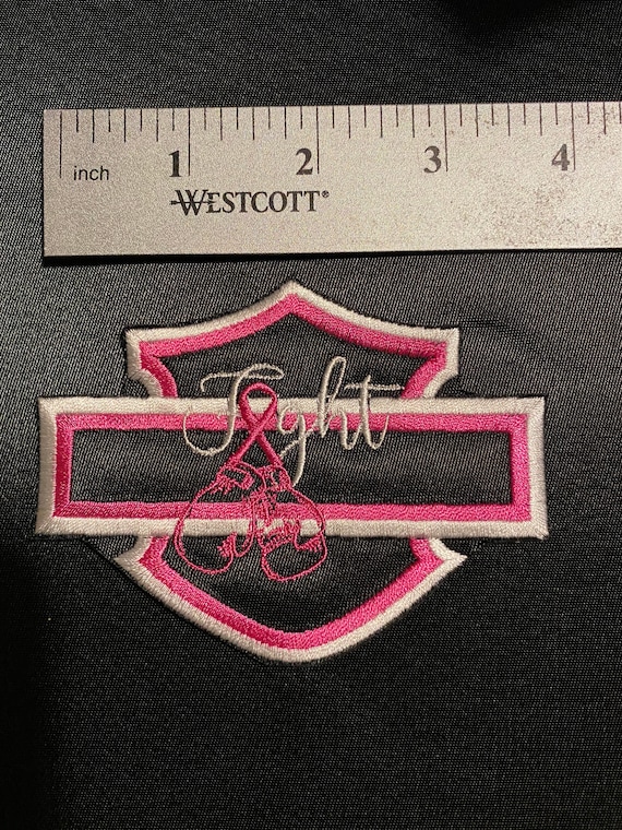 FIGHT Club CANCER PATCH Denim Patches Breast Cancer Awaren - Etsy
