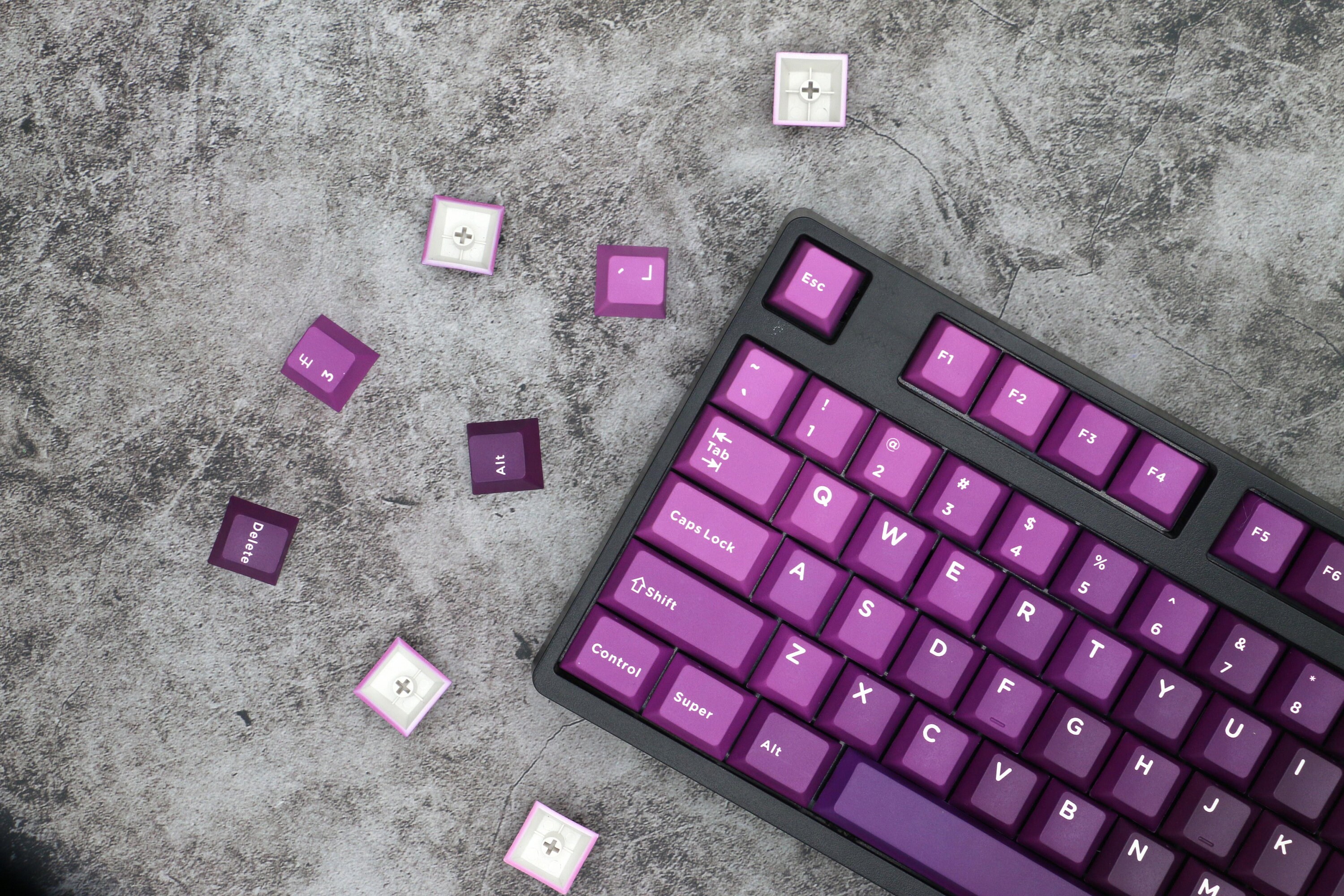 118 Keys Purple Zen Master Keycap Set Custom Gradient Purple - Etsy UK