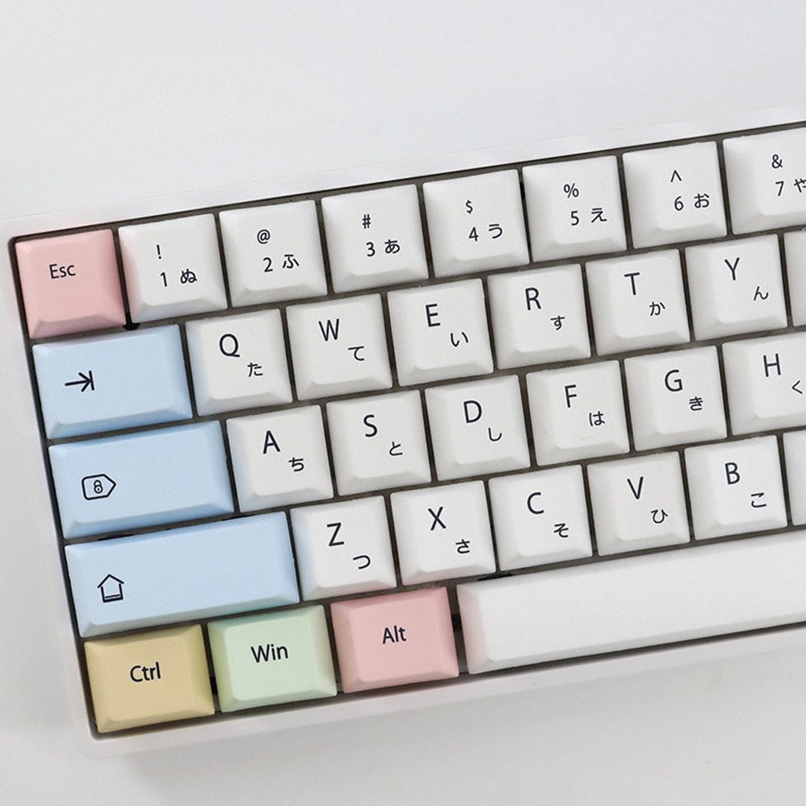 136 Keys Chalk Keycap Set PBT Sublimation Keycaps Cute - Etsy