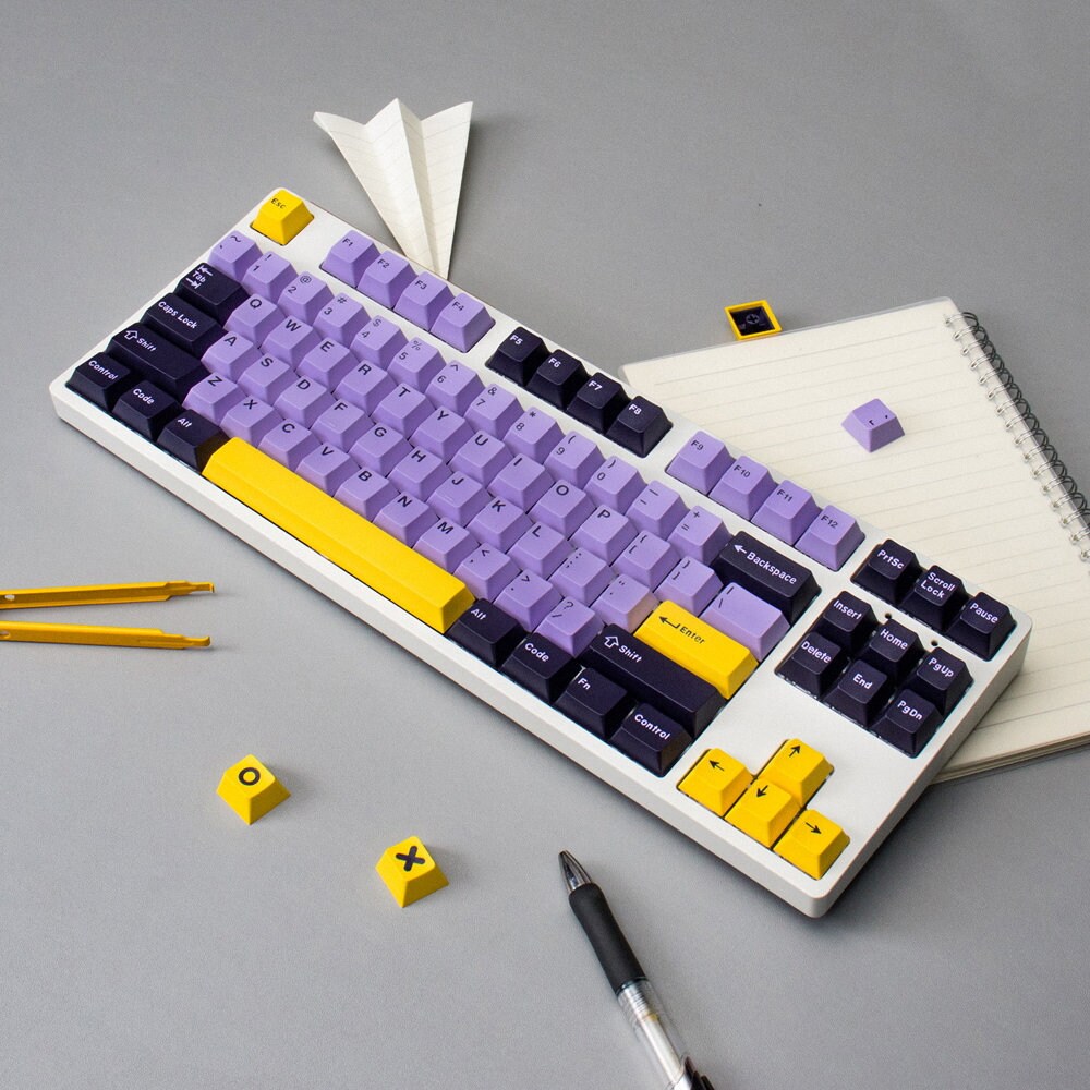 GMK Taro Keycap Set 171 Keys Cherry Profile Double Shot ABS | Etsy