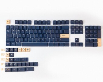 140 Keys GMK Lazurite PBT Keycaps Cherry Profile Dye Sub - Etsy
