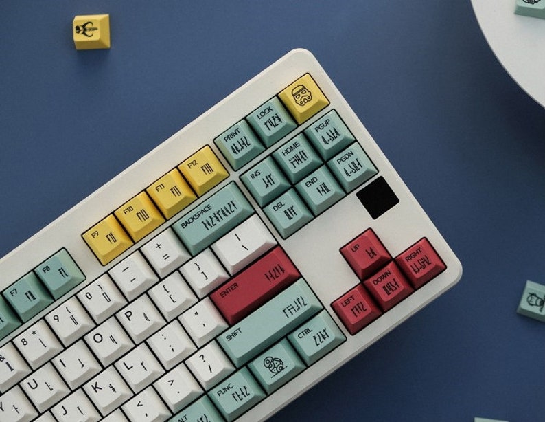 141 Keys Cool Keycap Sets Cherry Profile PBT Dye-sub Keycap - Etsy