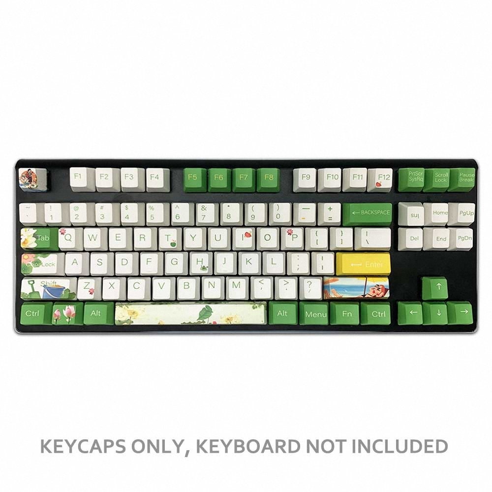 108-key PBT Keycap Dye Sublimation OEM Profile Lotus Protect | Etsy