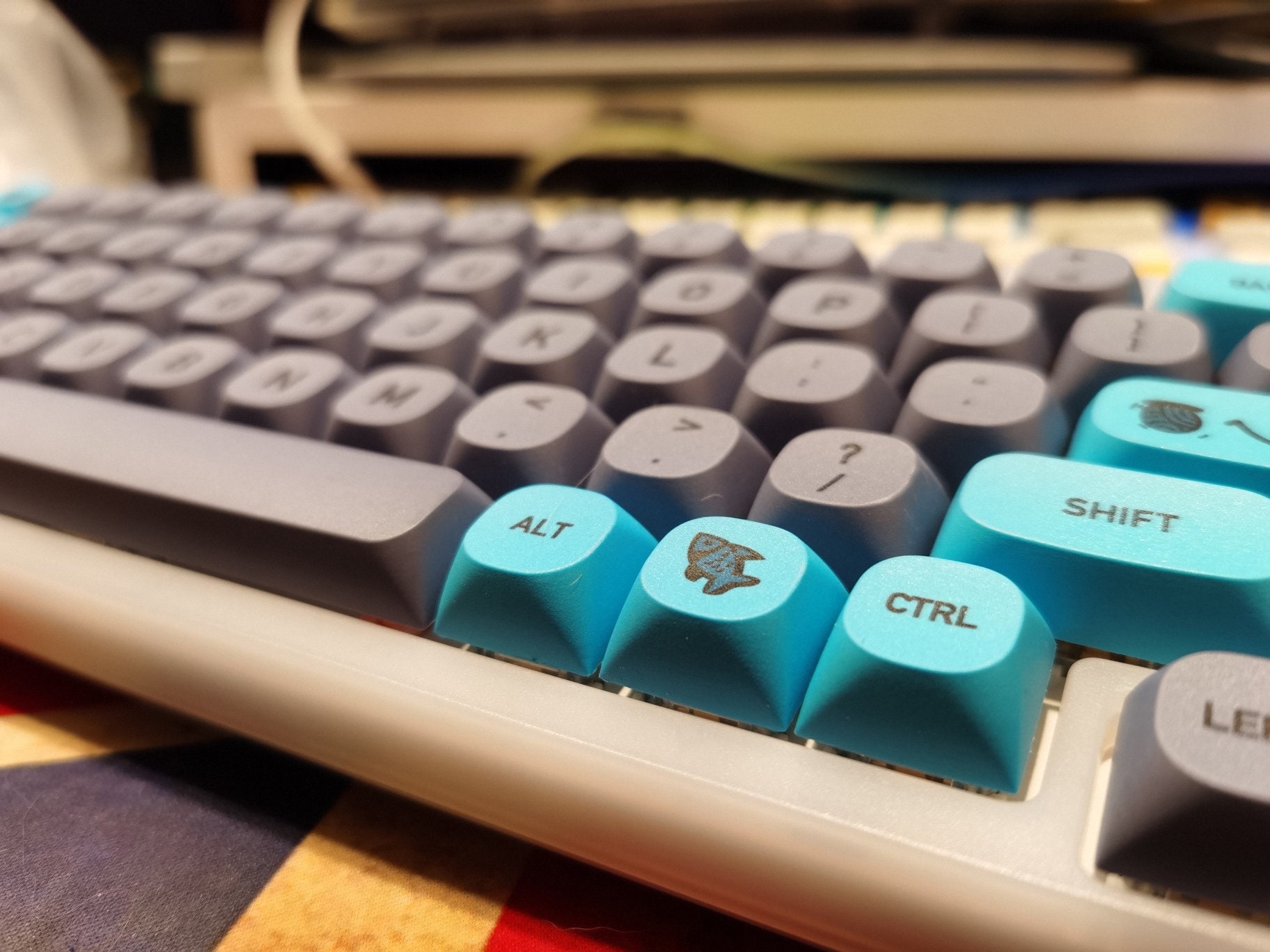 Blue Keycap Set MA Profile PBT Keycaps for Mechanical Keyboard | Etsy