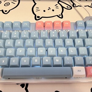 Cute Keycap Set XDA Profile Keycaps Personalized Kawaii Key Cap for ...