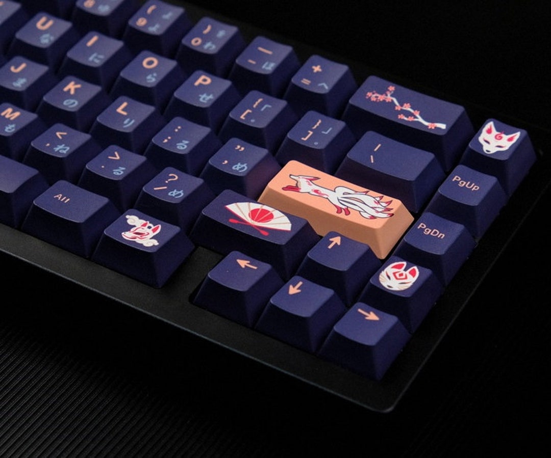135 Keys Foxes Keycap Set PBT Cherry Profile Dye-sub Personalized ...