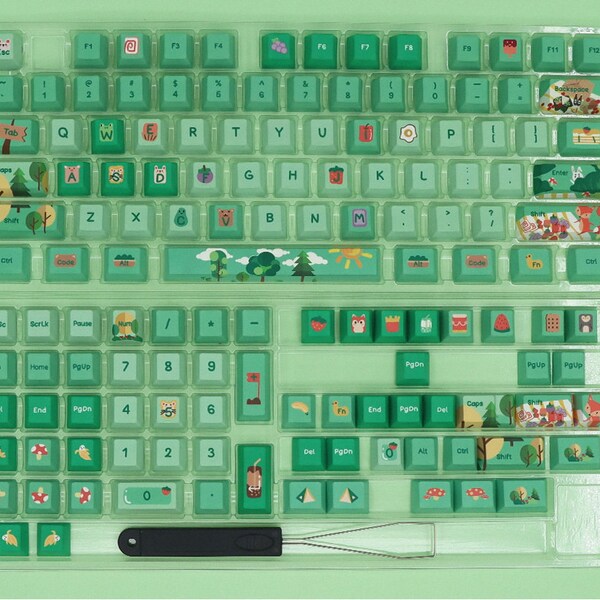 Full Set Green Keycaps - Etsy