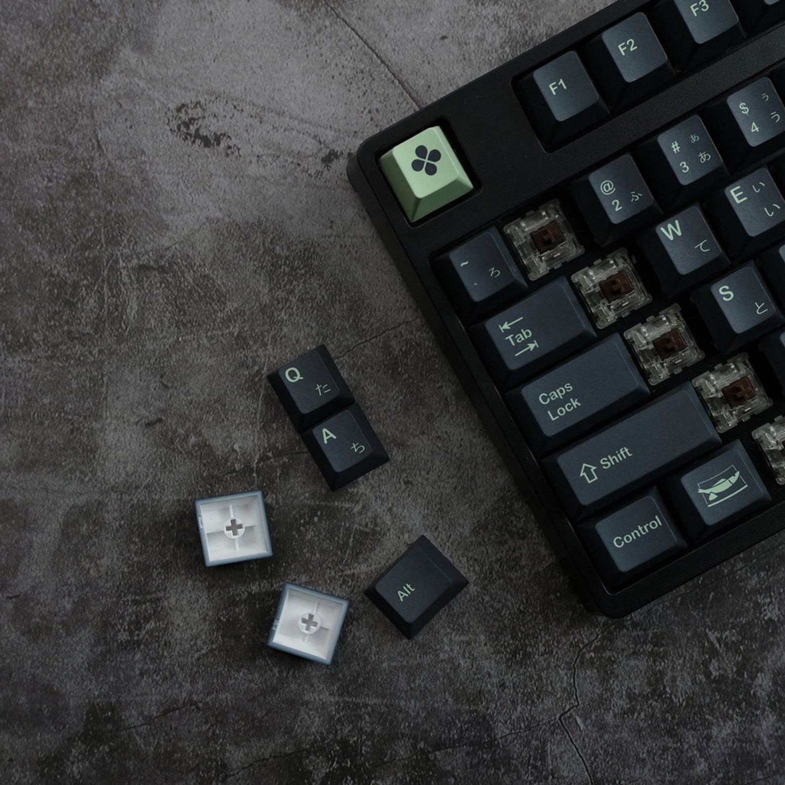 GMK Wasabi Keycap Set Dye-sub Cherry Profile PBT Keycaps for | Etsy Canada