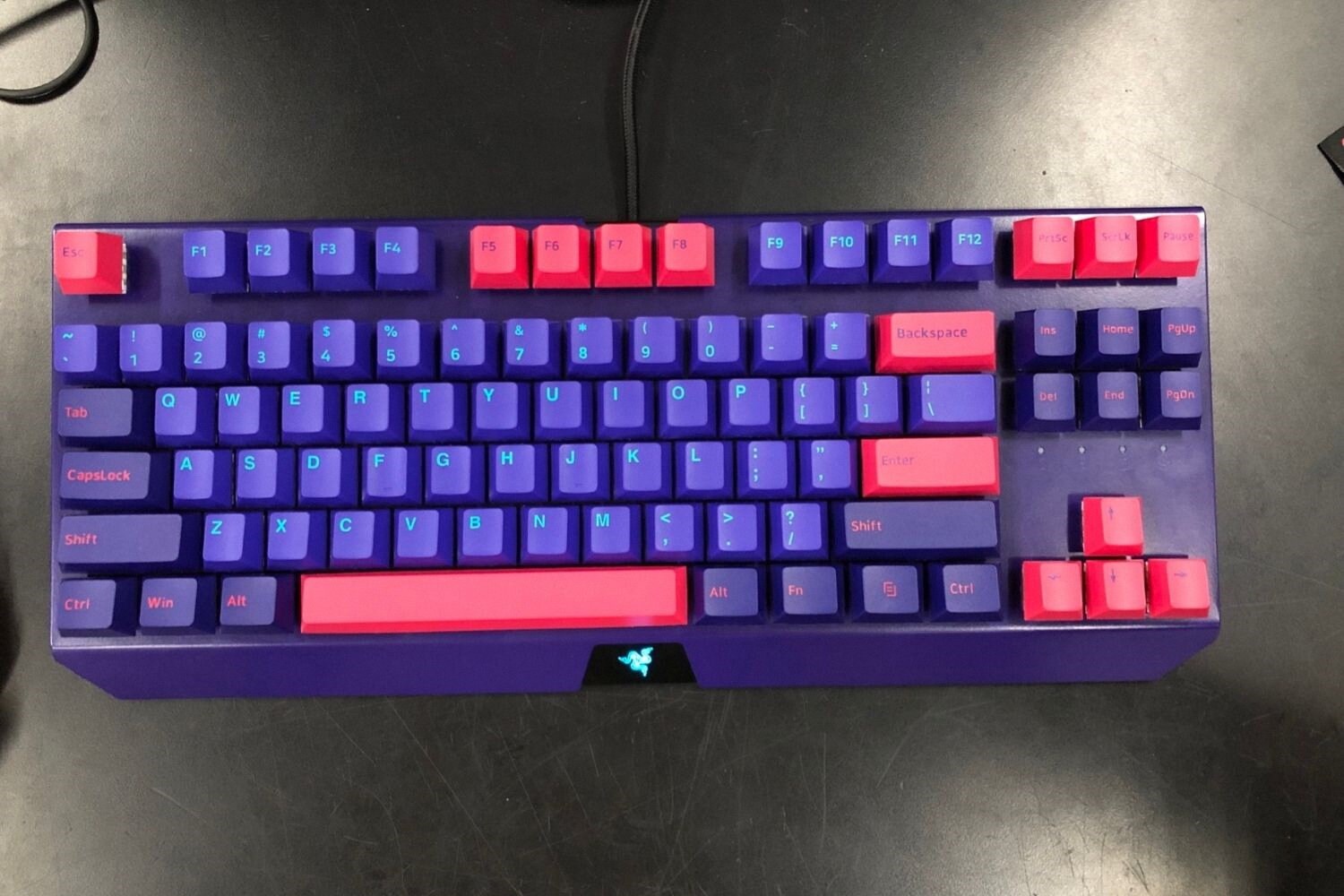 157 Key PBT Neon Keycaps Cherry Profile Dye Sub Personalized | Etsy