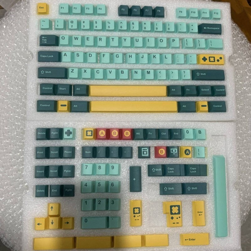 140 Keys GMK Retrocast PBT Keycap Set Cherry Profile - Etsy
