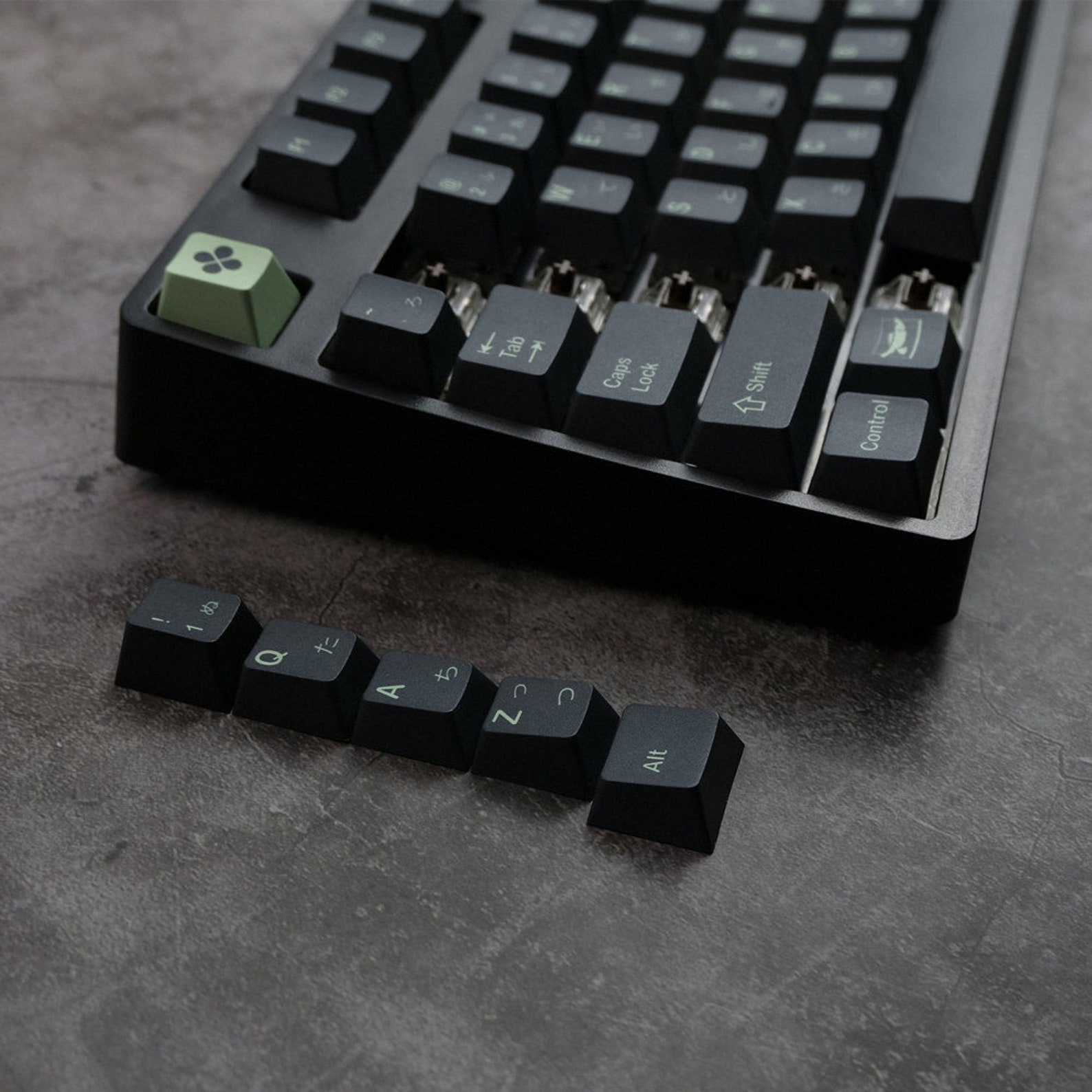 GMK Wasabi Keycap Set Dye-sub Cherry Profile PBT Keycaps for | Etsy Canada