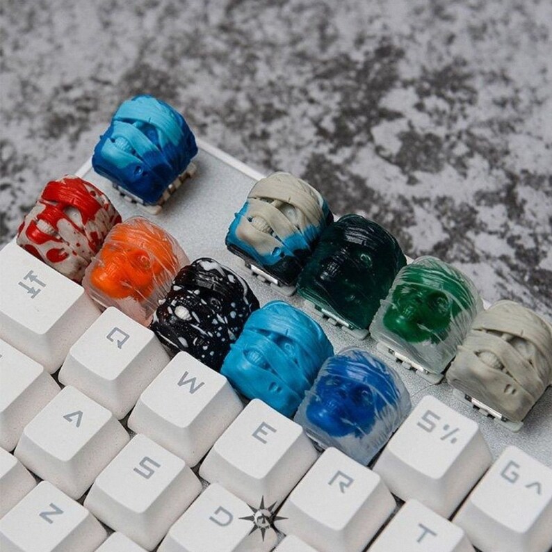 Handmade custom resin keycap for Cherry MX OEM SA Mechanical | Etsy