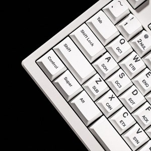 PBT Keycap 134 Keys Cherry Profile ASCII Keycaps for - Etsy