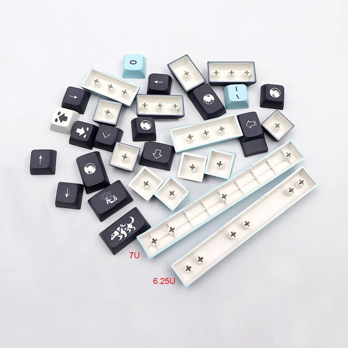 132 Keys GMK Mizu Keycap Set XDA Profile PBT Keycaps Keycap - Etsy
