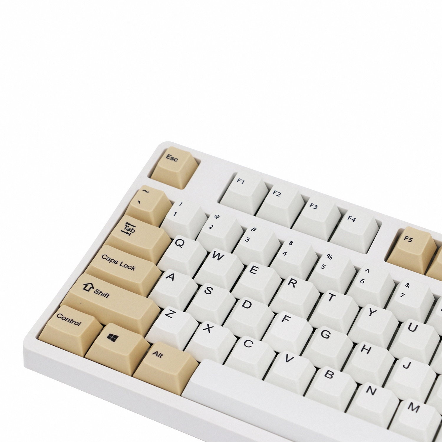 Tea With Milk PBT Keycap Set Cherry Profile Personalized White | Etsy ...