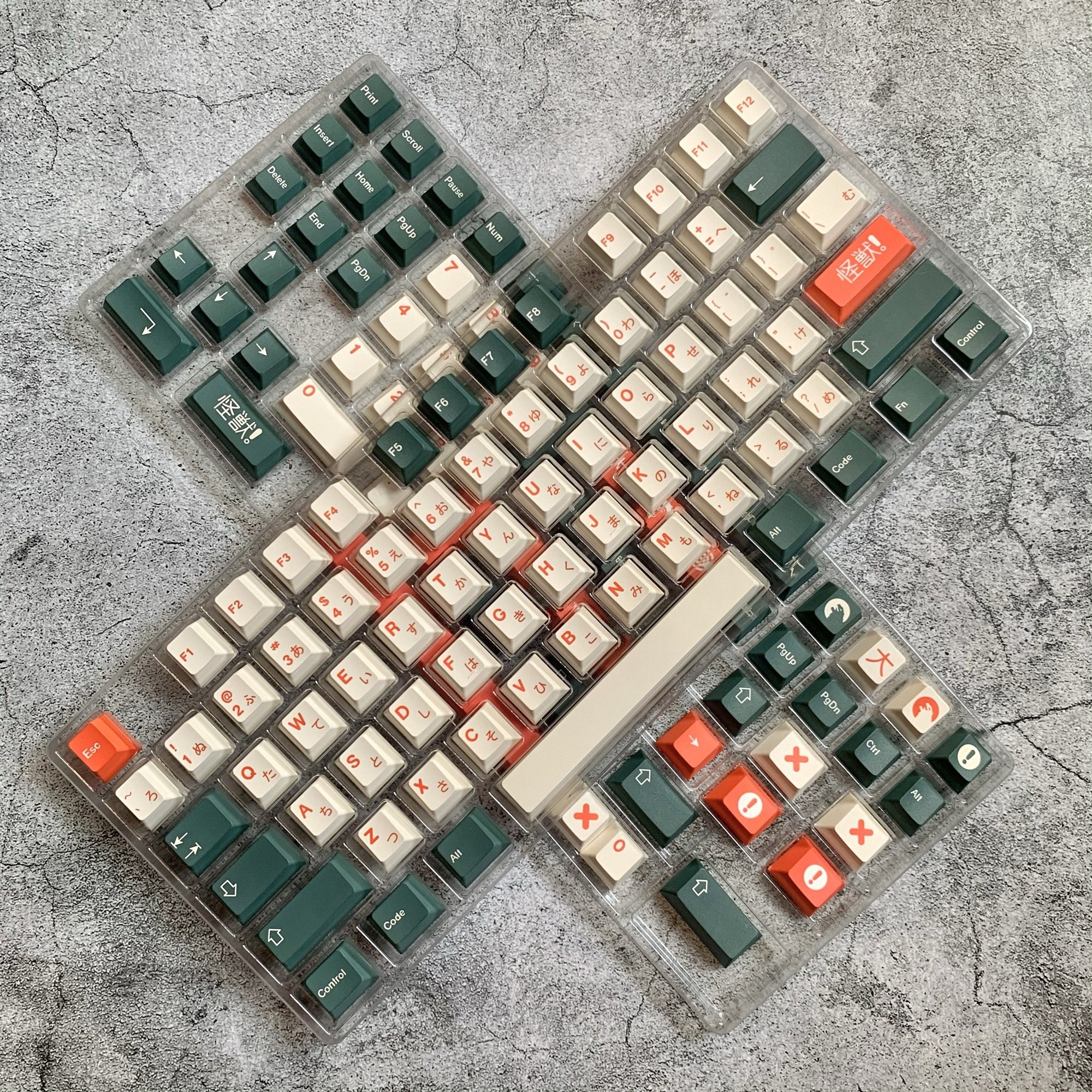 GMK Kaiju PBT Keycaps Cherry Profile Dye Sub Personalized | Etsy