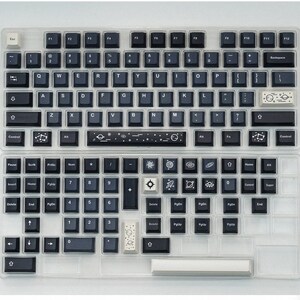 130 Keys Milky Way Keycap Set Cherry Profile Dye-sub Personalized PBT ...