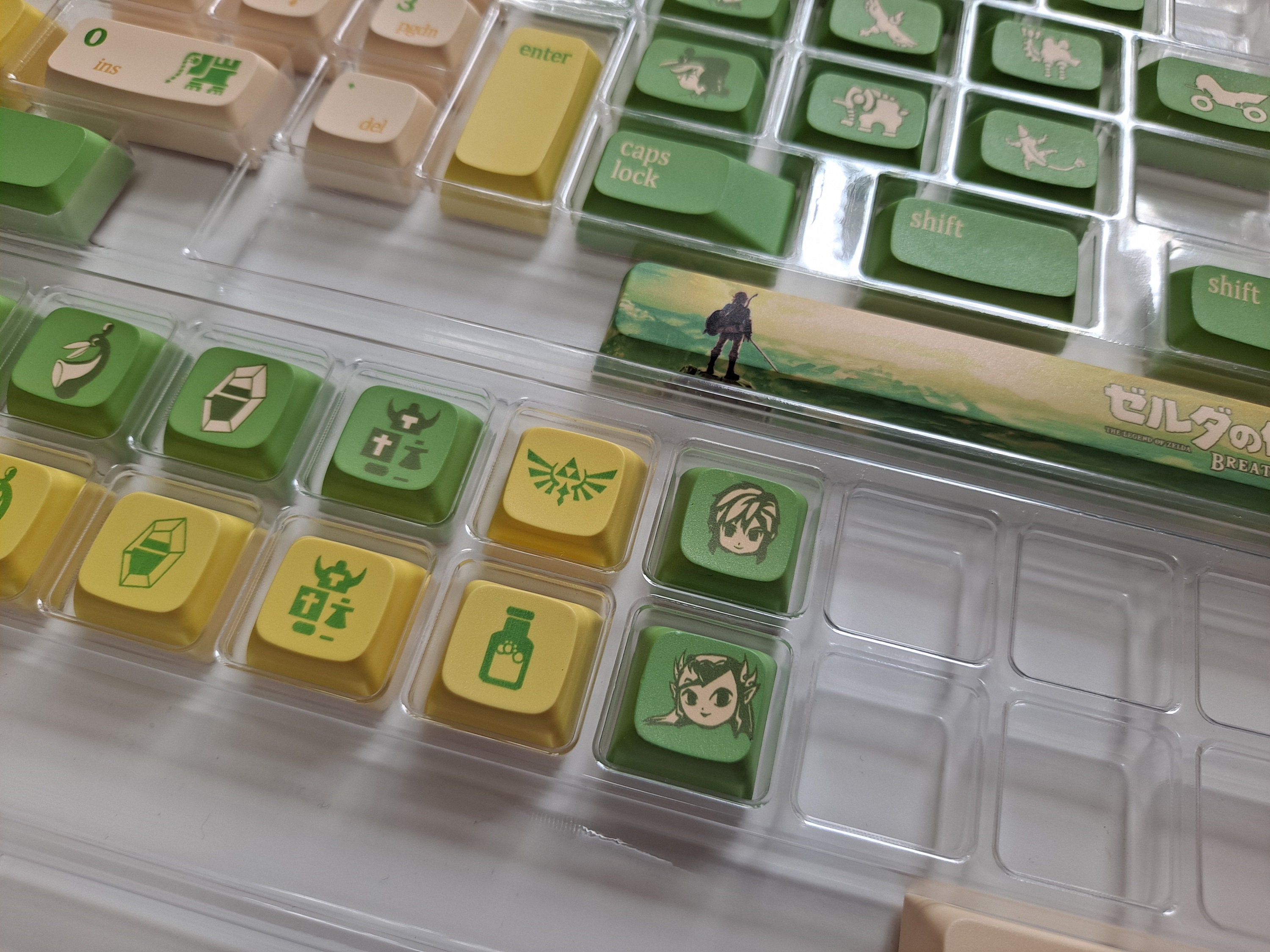 149 touches Zelda PBT keycap set QX1 Profile Keycap - Etsy France