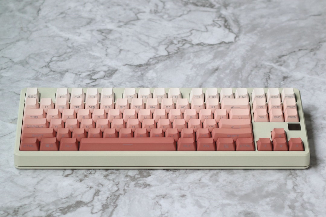 Gradient Pink Keycap Set PBT OEM Keycap for Mechanical Gaming - Etsy