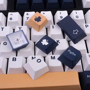 PBT Keycap 129 Key Cherry Profile DYE-SUB Personalized Rudy Keycaps for ...