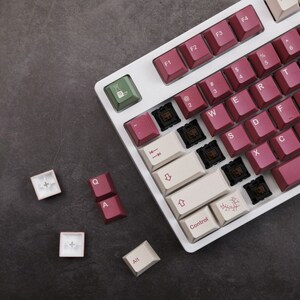PBT Keycap Set Dye-sub Cherry Profile GMK Poke Keycaps for Cherry MX ...