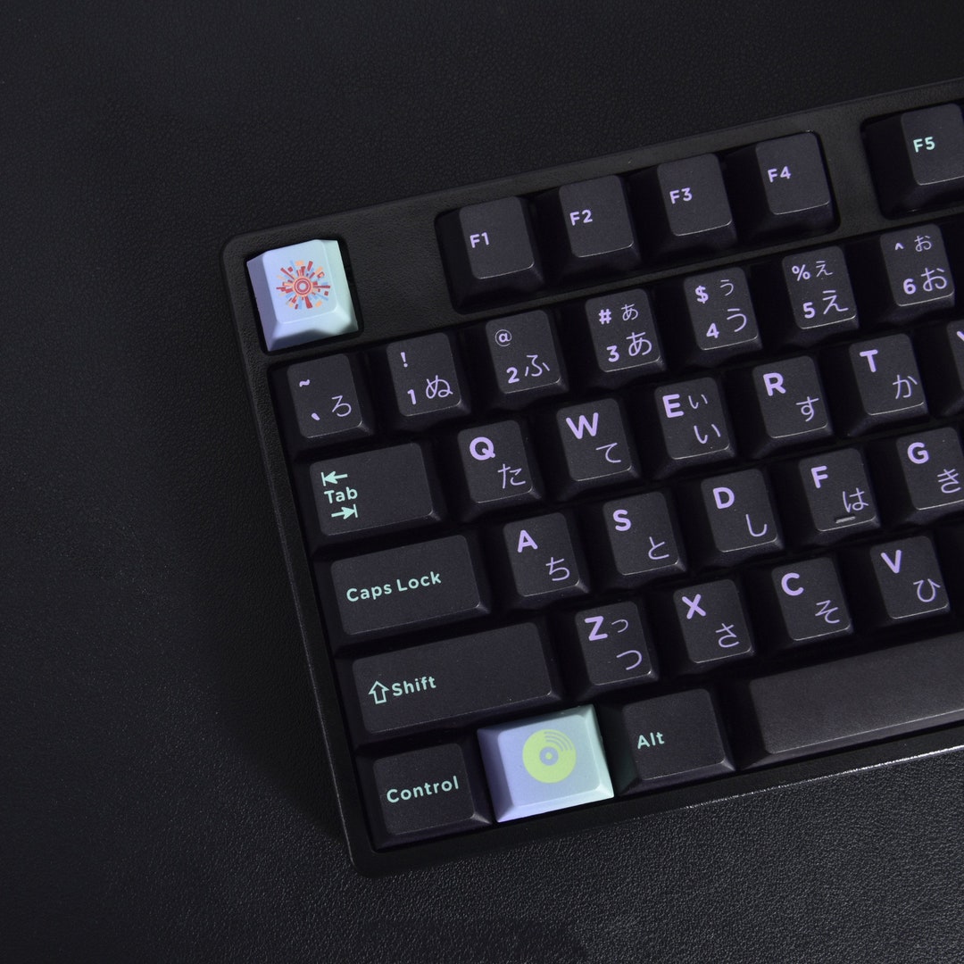 Cyberpunk Electronic Sound Keycap Set Dye Sub Keycaps Cherry Profile ...