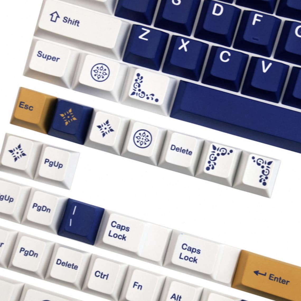 140 Keys GMK Lazurite PBT Keycaps Cherry Profile Dye Sub - Etsy
