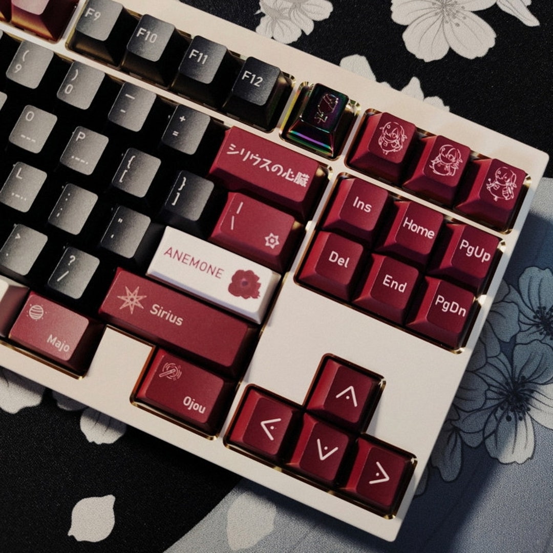 Anime PBT Keycap Set Cherry Keycaps Keycaps Japanese Keycap Sets - Etsy