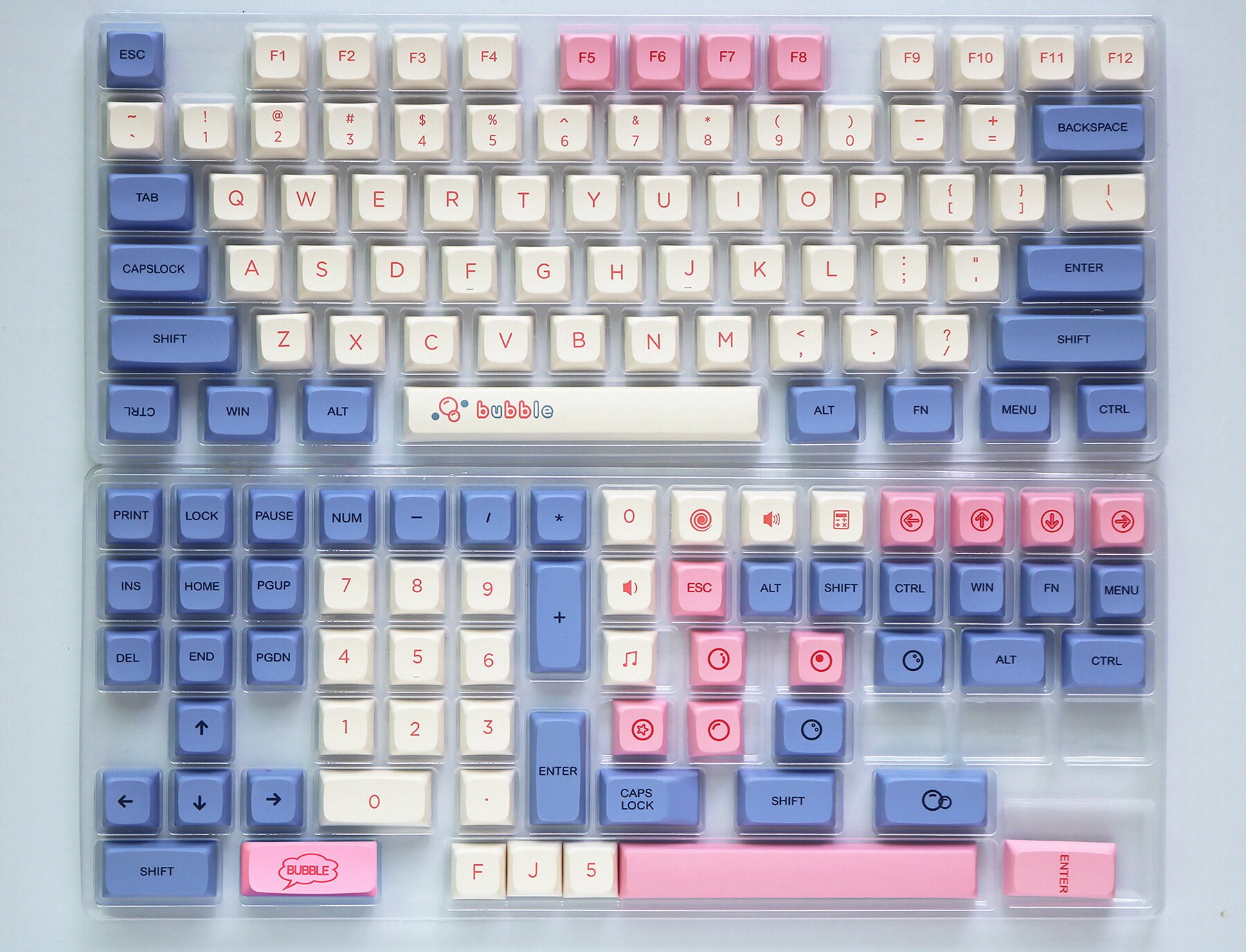 127 toetsen leuke bubble keycap set XDA profiel keycaps - Etsy België