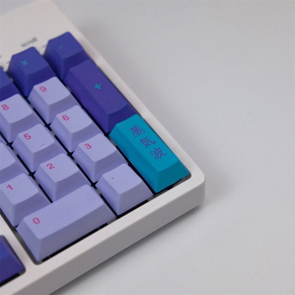 GMK Vaporwave PBT Keycaps Cherry Profile Dye Sub Personalized - Etsy Canada