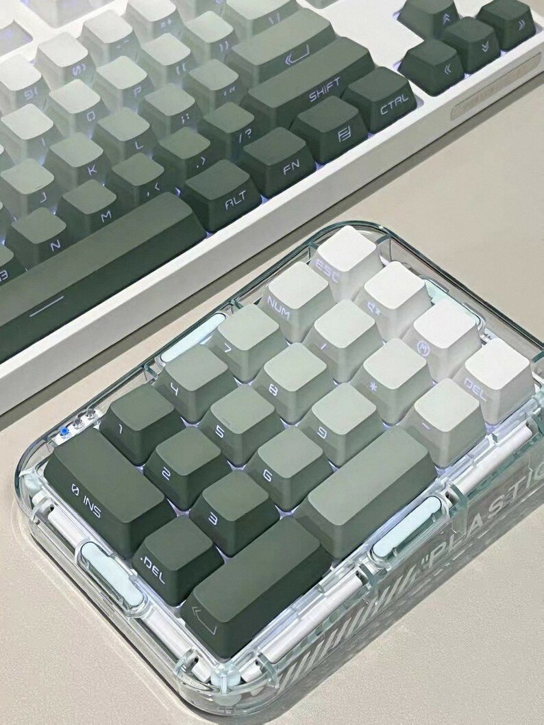 Gradient Green Keycap Set PBT OEM Keycap for Mechanical Gaming - Etsy