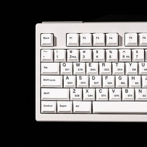 PBT Keycap 134 Keys Cherry Profile ASCII Keycaps for - Etsy