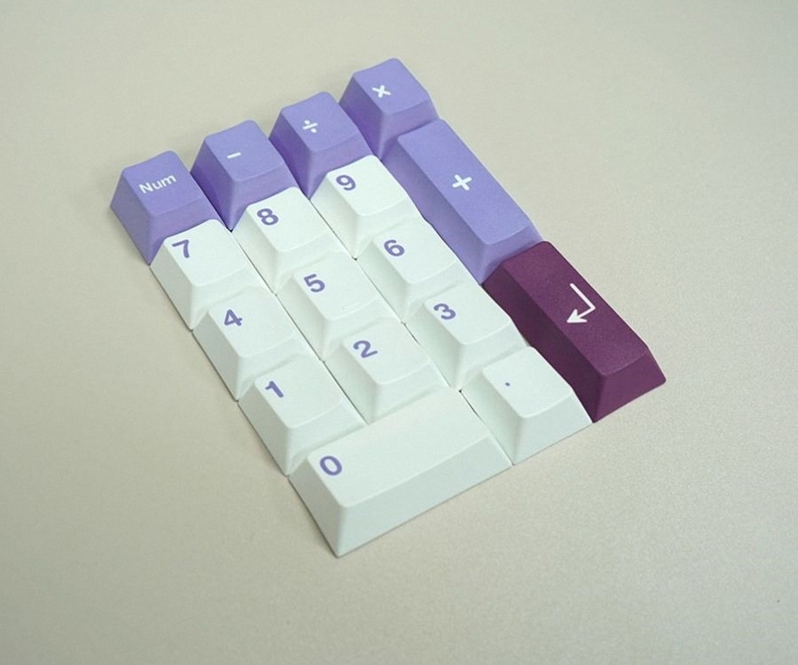 Cute Bunny Keycap Set Cherry Profile Purple White PBT Keycaps - Etsy