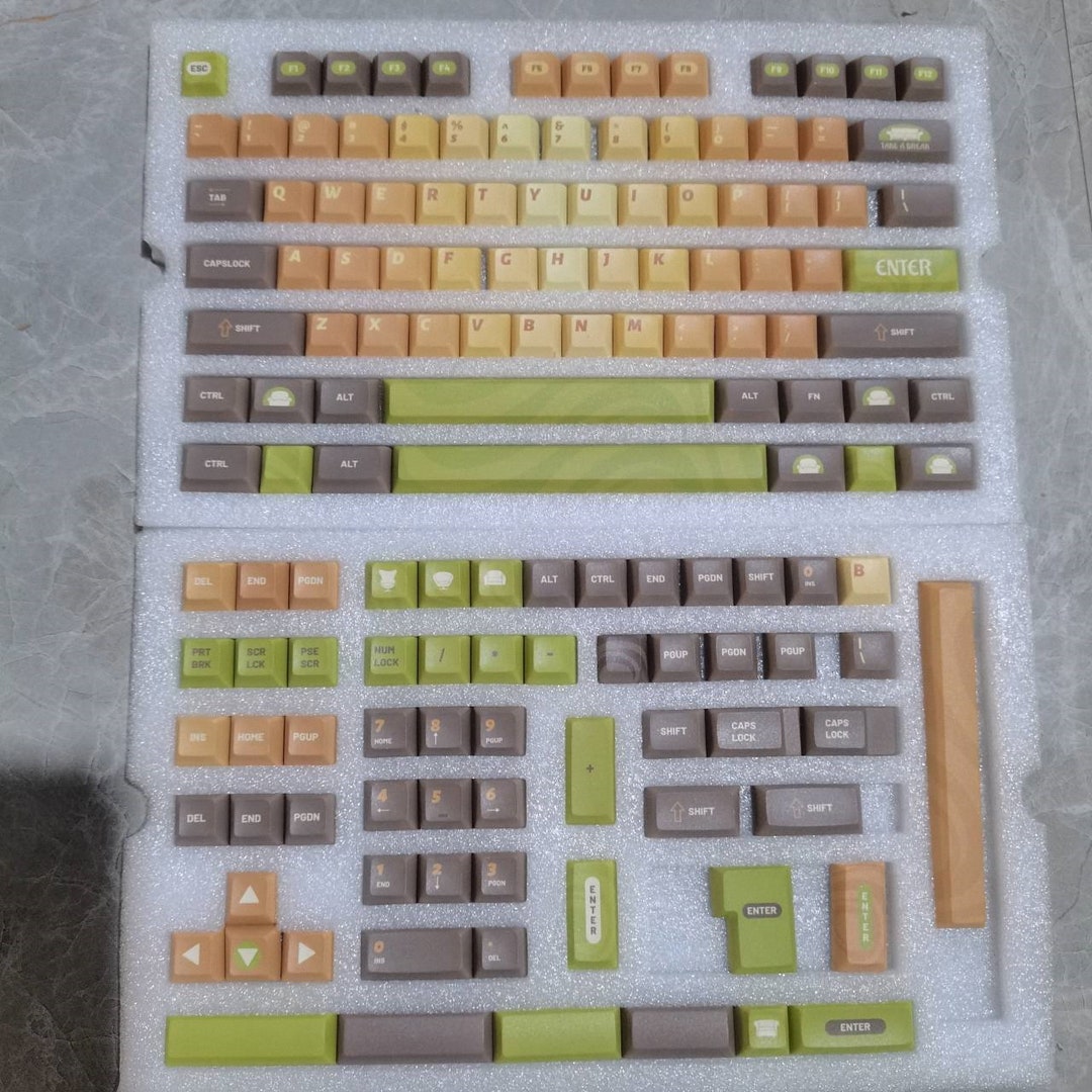 140 Keys Matcha Cake PBT Keycap Set Cherry Keycap Artisan Key Cap - Etsy