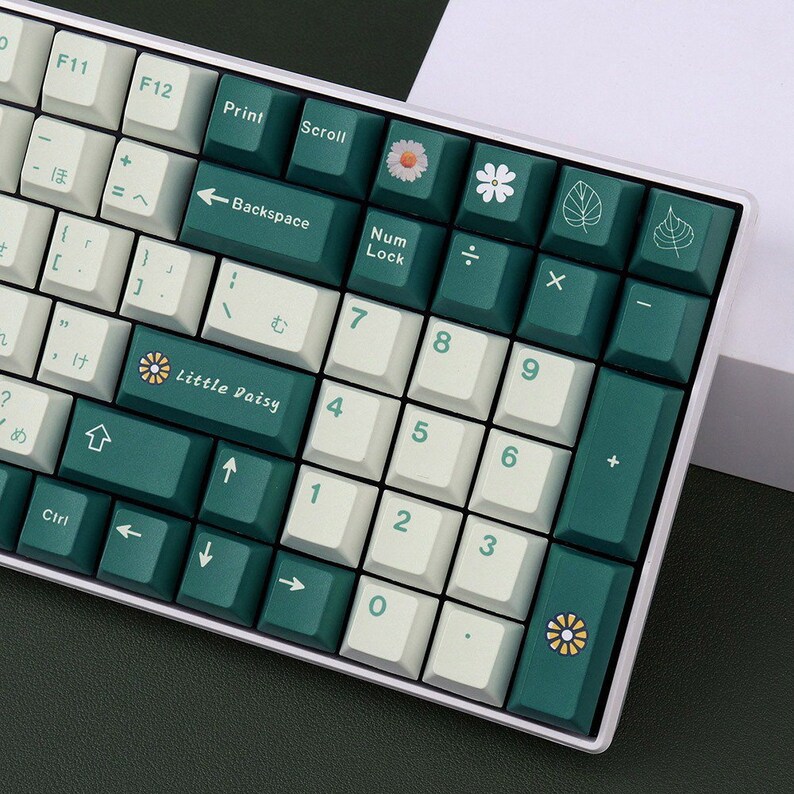 PBT Keycap 129 Keys Cherry Profile DYE-SUB Personalized Little - Etsy