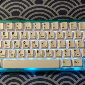 PBT Keycap 134 Keys Cherry Profile ASCII Keycaps for - Etsy