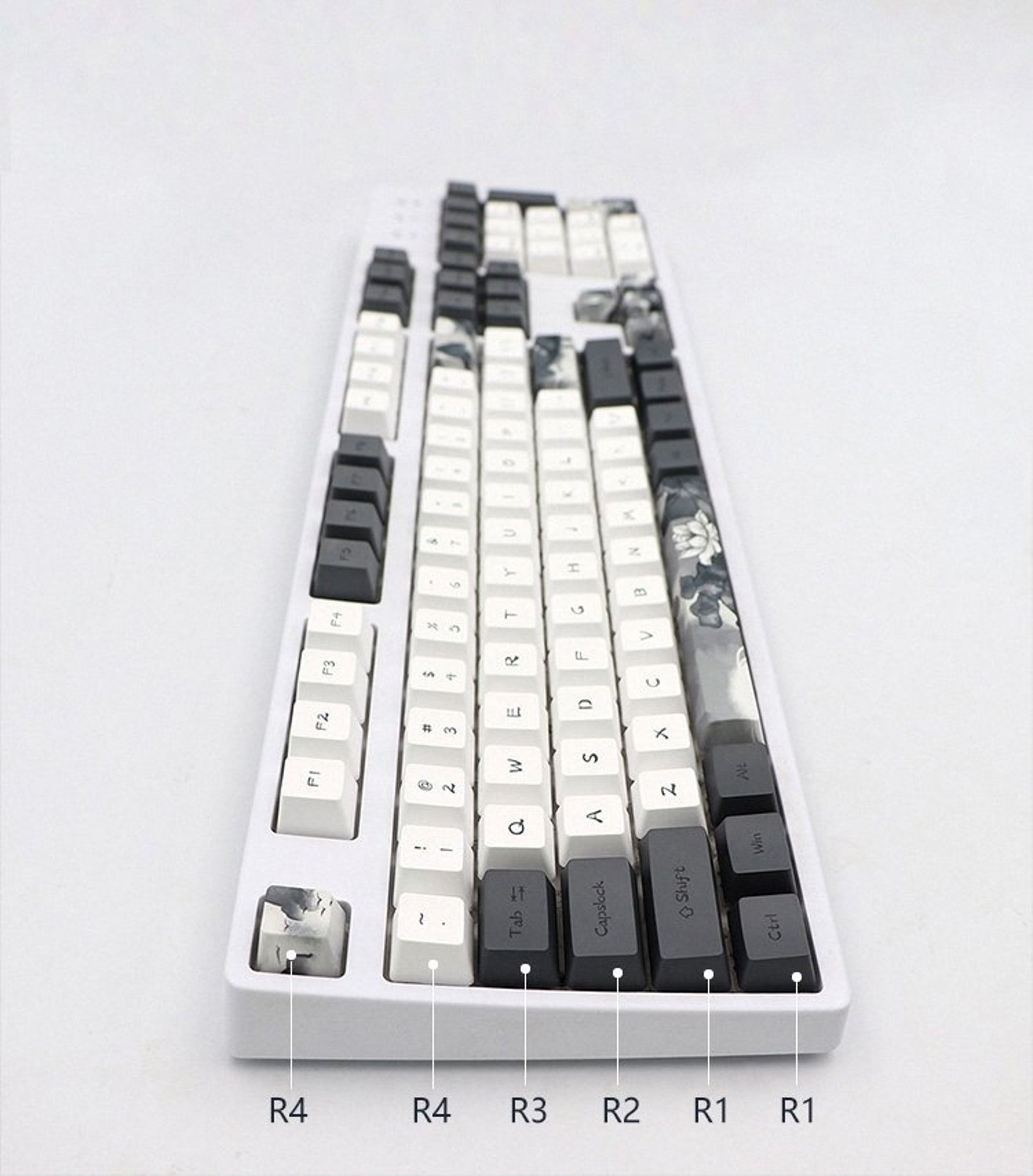 124 Keys Lotus Keycap Set OEM Profile PBT Keycaps Dye Sub - Etsy Canada