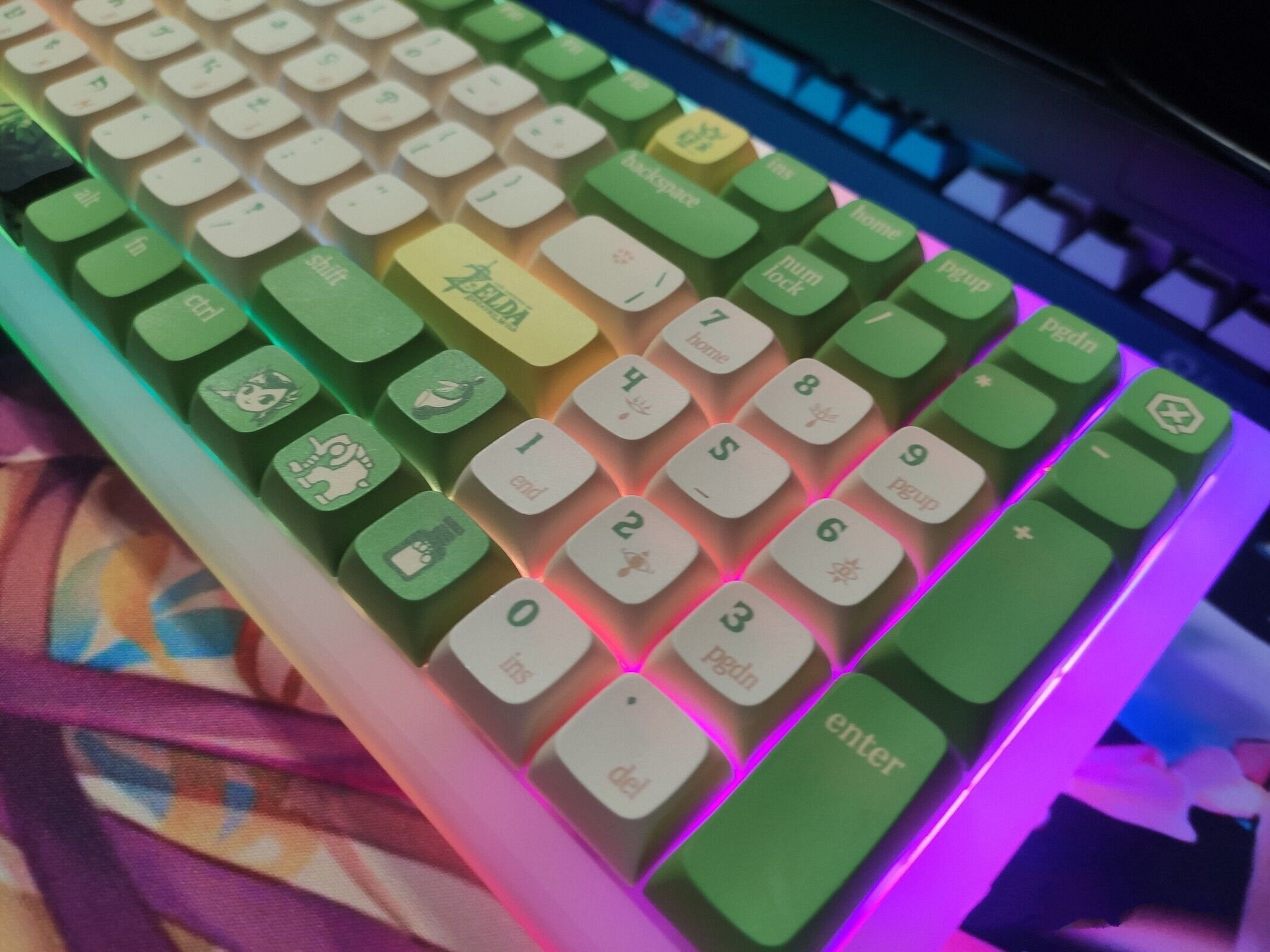 149 touches Zelda PBT keycap set QX1 Profile Keycap - Etsy France